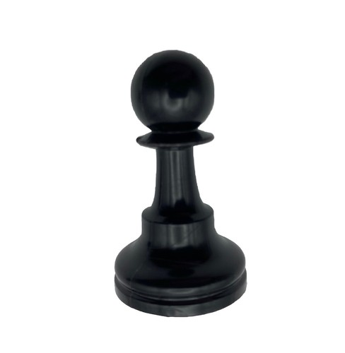 Plastic Chess Replacement Piece Black Pawn 2” Green Felt Bottom Vintage ...