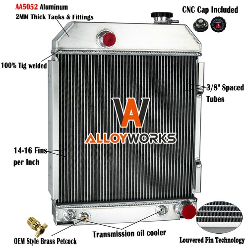 4 Row Tractor Radiator for Ford New Holland 5110 6410 6810 7610 7810 ...