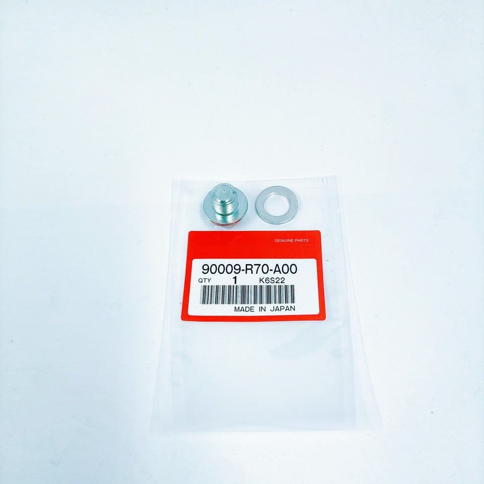 For Honda/Acura Engine Oil Pan Drain Bolt Plug with Washer 90009-R70 ...
