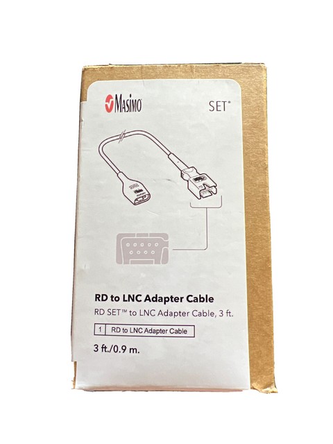 Masimo 4089 Rd to LNC Adapter Cable Reusable for sale online | eBay