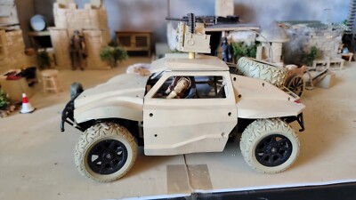 Custom Gi Joe Elite Force 1/18 Badger C Dune Buggy Vehicle Truck Elite ...