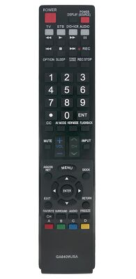 RRMCGA840WJSA GA840WJSA Replaced Remote Fit for Sharp Aquos TV LC-52LE810UN L... | eBay
