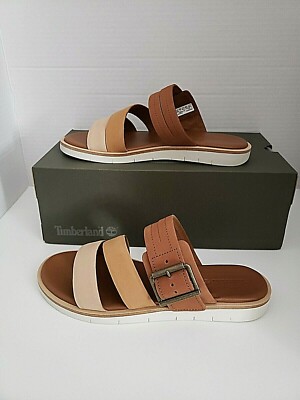 Timberland Women's Adley Shore Slide, Medium Brown/Multi, Size 5.5 ...