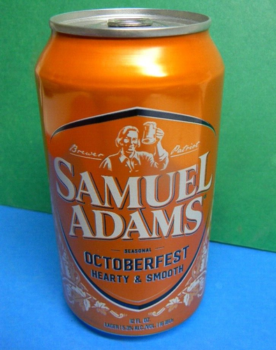 2021 SAMUEL SAM ADAMS OCTOBERFEST BEER CAN BOSTON MA. PA. OHIO CAN ...