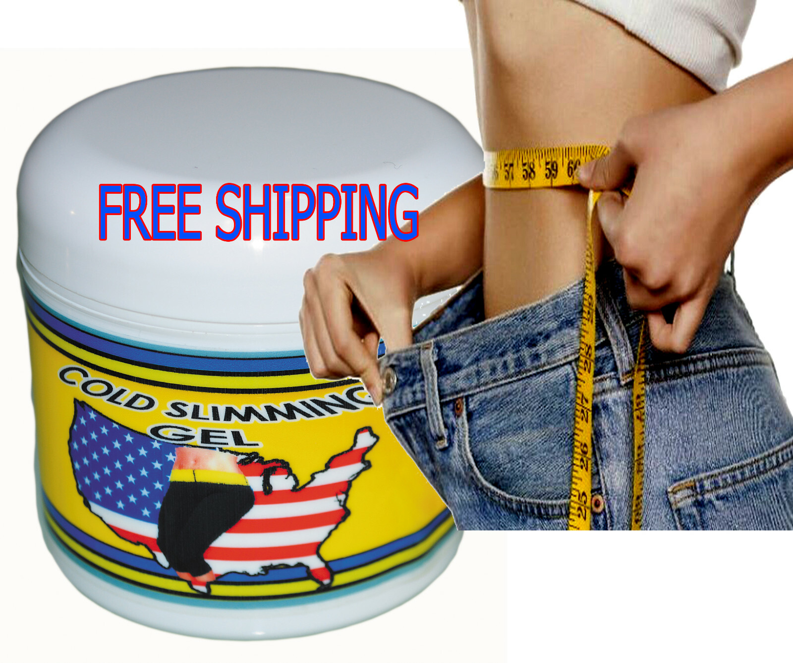 Fat Burner Cold Gel Loss Weight Tummy Slimming Fitness Body Sweat Gel ...