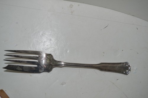 Vintage Seafood 1835 R Wallace Silver Plated Serving Fork | eBay