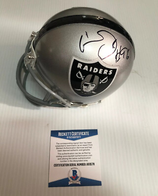 Clelin Ferrell Signed Autographed Oakland Raiders Mini Helmet Beckett ...
