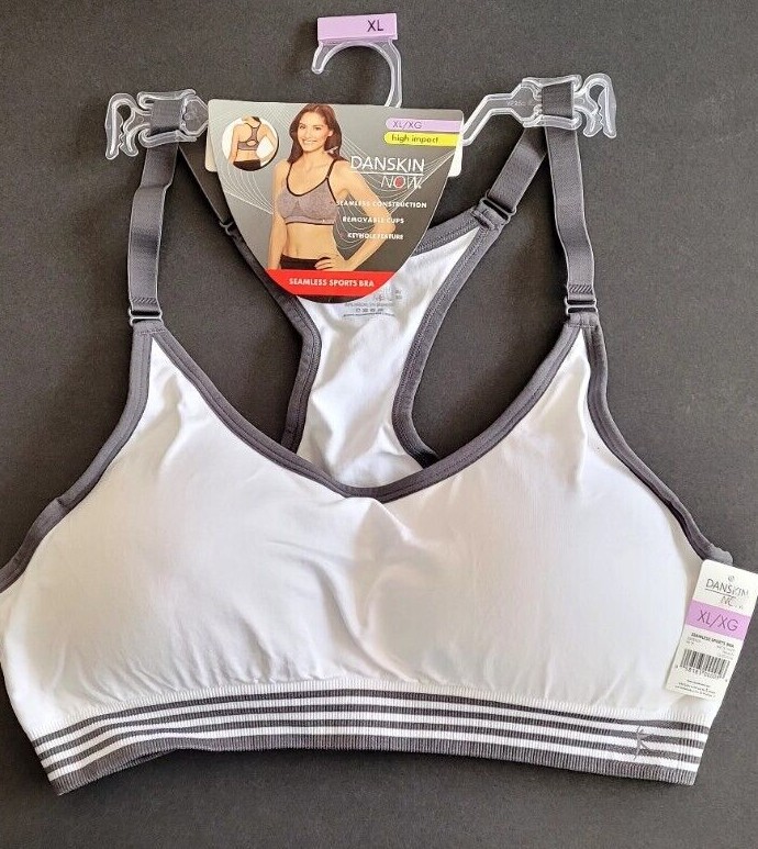 Sport Bra, Women's Danskin Now Seamless Athletic Padded Sports Bra, Key ...