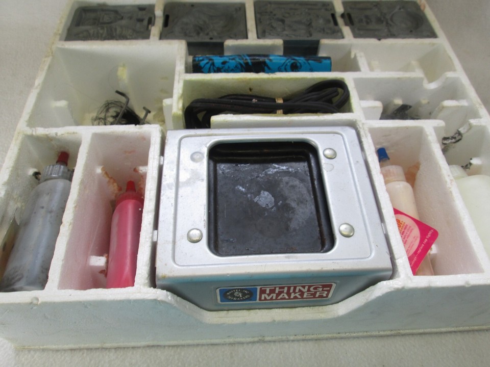 Vintage 1960's Mattel Fright Factory Thingmaker set w/heater (works) | eBay