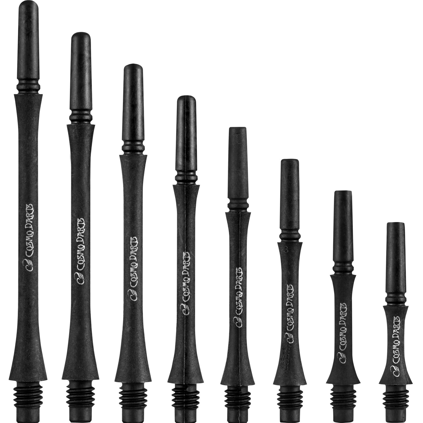 Cosmo Fit Shaft Carbon Dart Stems 4 Pack Lock Spin Shafts Tops 8 Sizes ...