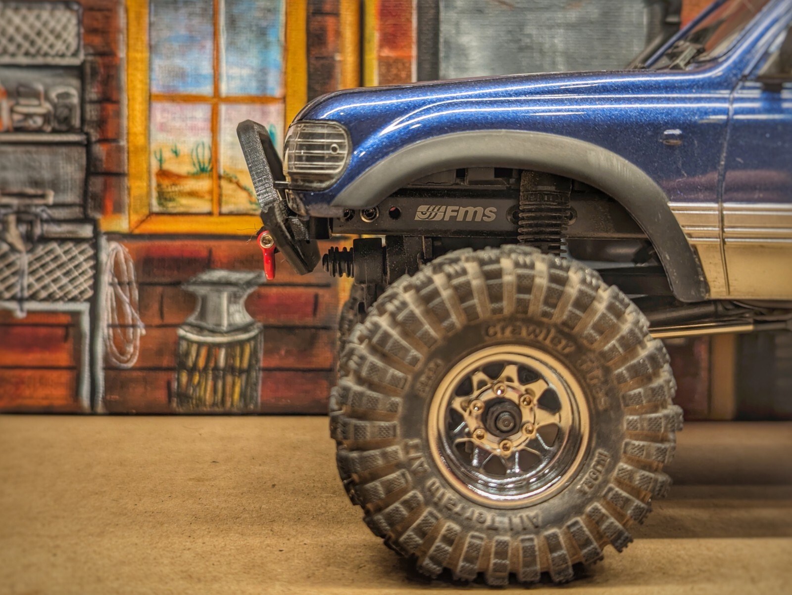 FCX18 LC80 Ultra High Clearance Front Bumper Kit 3 Styles Full Kit 1/18 ...