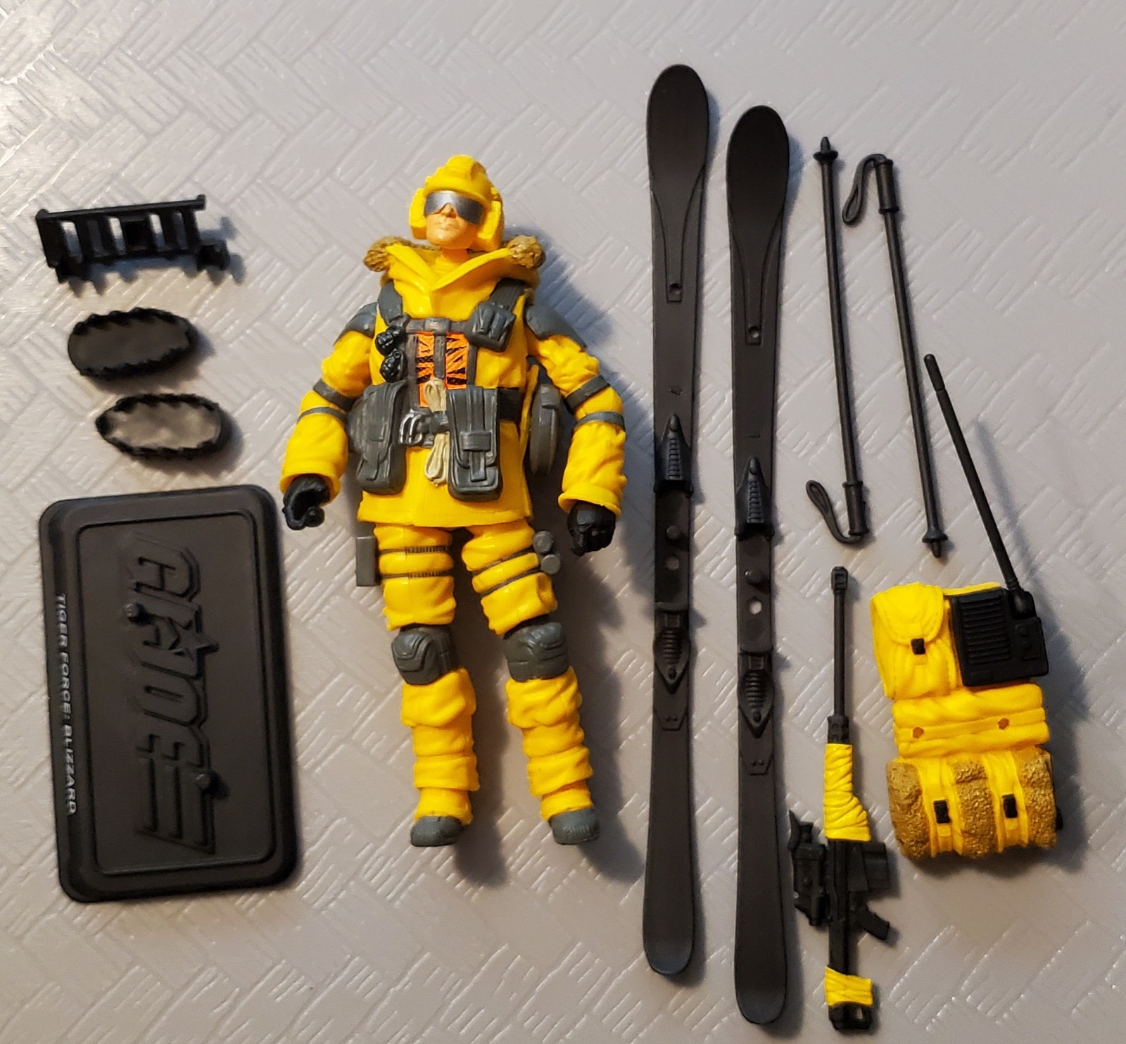 GI Joe 25th FSS Tiger Force Blizzard Figure Loose Complete with ProTech ...