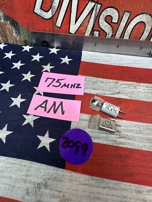 Rc Crystal: RECEIVER-TRANSMITTER AM/RX/TX/CH#64/75.470 PreOwned USA ...