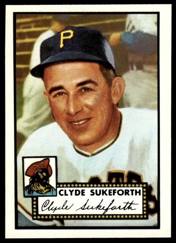 1983 Topps 1952 Reprint Series Clyde Sukeforth Pittsburgh Pirates #364 ...