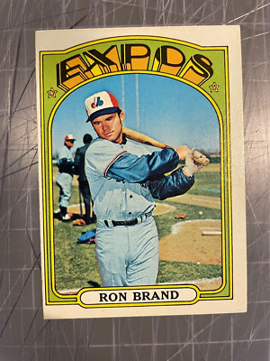 1972 TOPPS #773 RON BRAND MONTREAL EXPOS HI# BASEBALL CARD NM+ | eBay