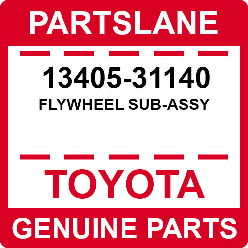 13405-31140 Toyota OEM Genuine FLYWHEEL SUB-ASSY | eBay