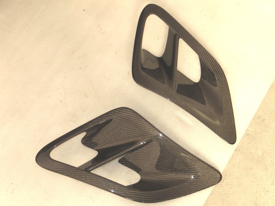 Porsche 911 997 Turbo Carbon Fiber Side Fender Air Intake Scoops Vents ...