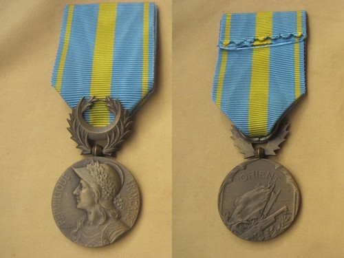 FRANCE WW1 FRENCH foreign legion 1915-18 ORIENT campaign service medal ...