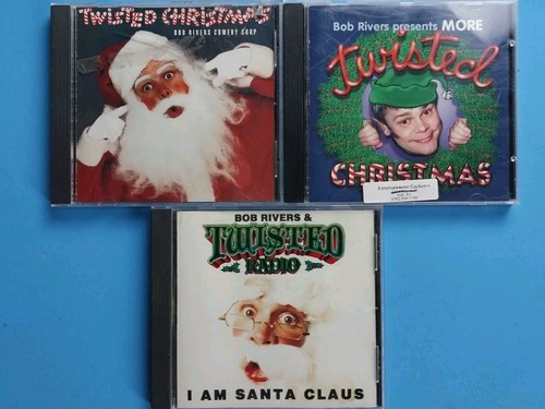Lot Of 3 Twisted Christmas - Audio CD By Bob Rivers Comedy Corp - VERY ...