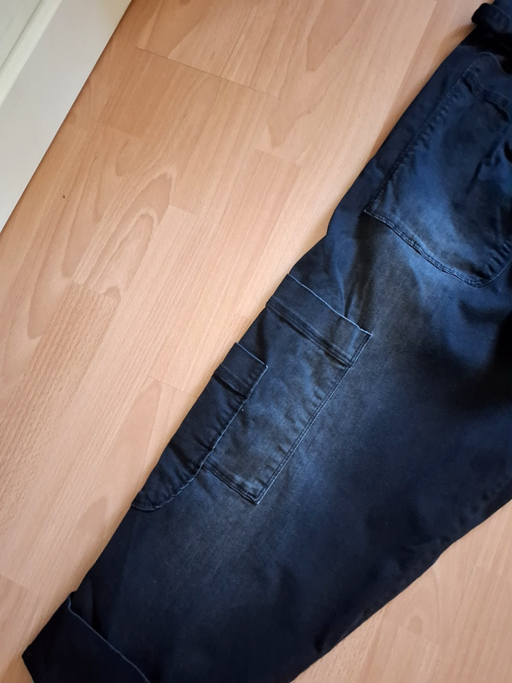 PLÜ PLUSLAVIE JEANS, Gr. L (XL), 7/8, stretch, schwarz used, NEU | eBay.de