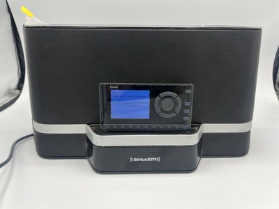 Sirius XM Satellite Radio W/ Portable Speaker Dock SXABB2 w/ Antenna ...