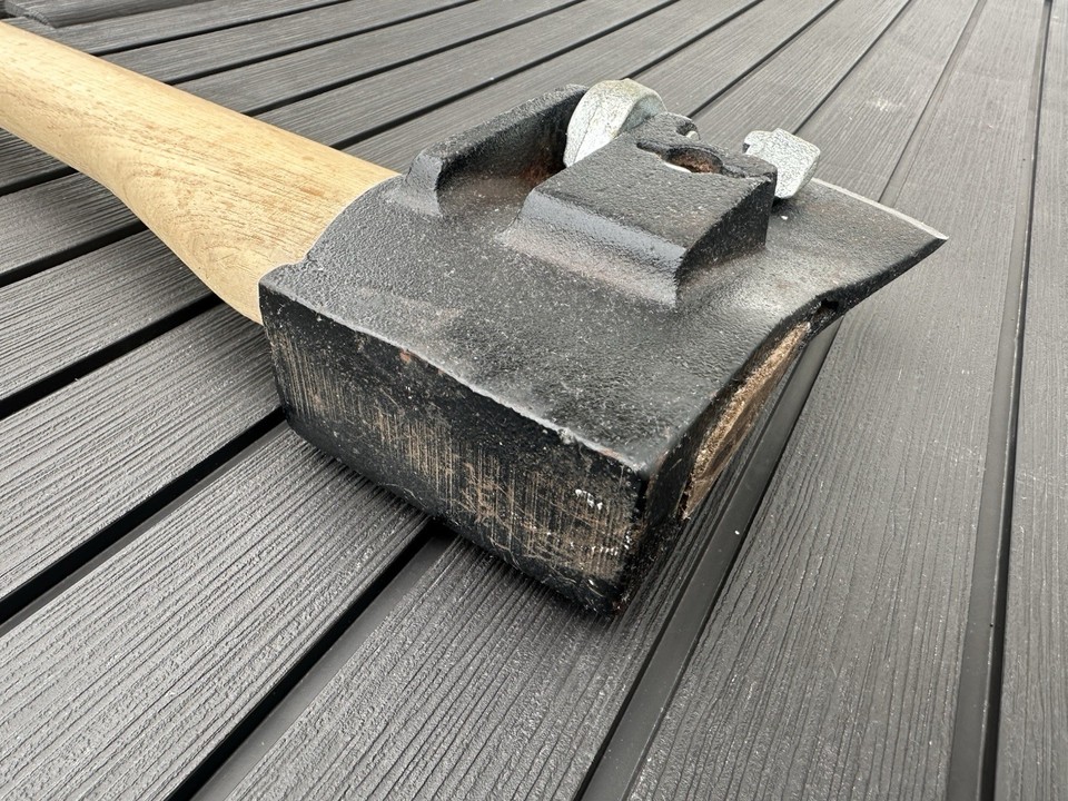 Chopper 1 One Wood Log Splitting Axe Maul Spring Loaded Spreaders Easy ...