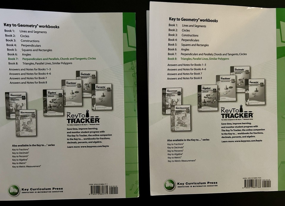 Key To Geometry Books 7 & 8 | eBay