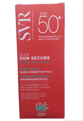 SVR Sun Secure Blur SPF 50+ Optical Blur Mousse Creme 50ml Exp 10/2026 ...