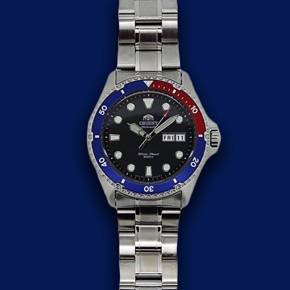 Diver Watch Bezel Insert Made for Orient Mako II and Ray II FAA Series ...