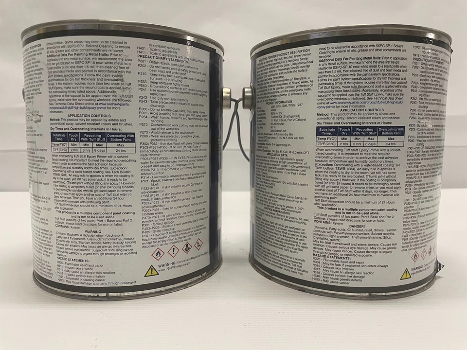 Sea Hawk Tuff Stuff Low Voc Gray Epoxy Primer | 1 Gallon Kit ...