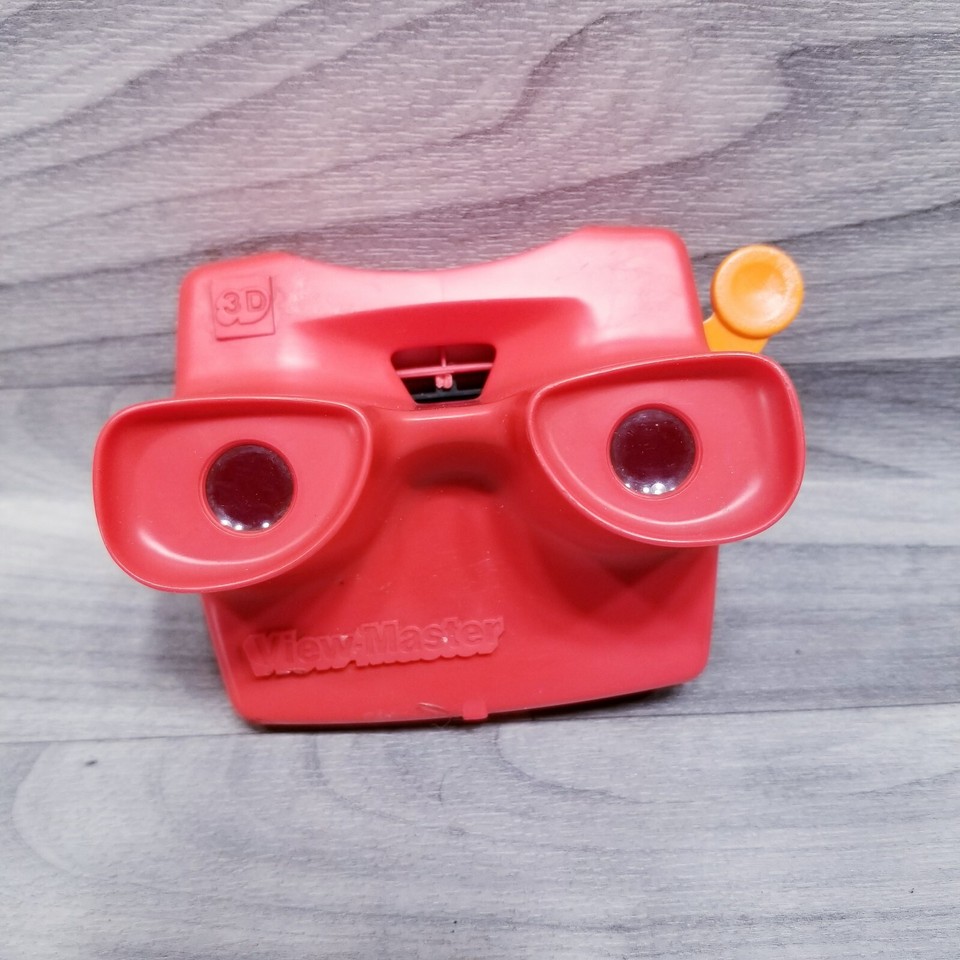 Vintage ViewMaster 3D Viewer Toy Slide Red | eBay