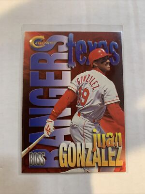 JUAN GONZALEZ 1997 SKYBOX CIRCA BOSS #5 TEXAS RANGERS | eBay