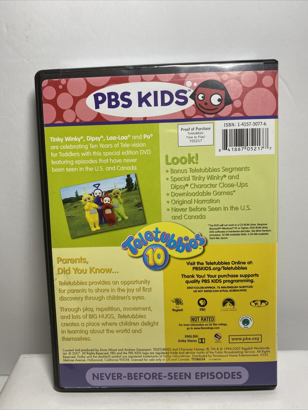 Teletubbies Time To Play Dvd