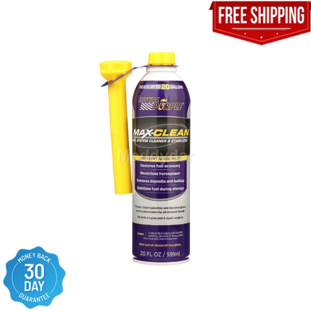Royal Purple Max-Clean Fuel System Cleaner and Stabilizer, 20 Fl. Oz ...