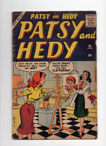 Patsy and Hedy #64 1959 Atlas Stan Lee Teen Romance Comic Incomplete Hartley | eBay