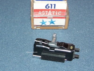 ASTATIC 611 CARTRIDGE NEEDLE for Piezo Mastercraft SJN-1 Realistic ...