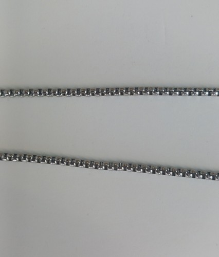 Stainless Steel Round Box Chain Necklace 3mm x 22" | eBay