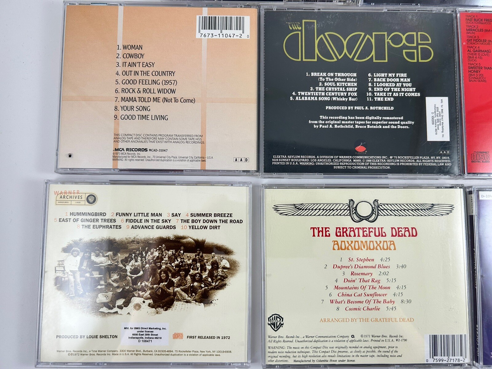 Classic Rock CD Albums Lot Of 11 Creedence Doors Grateful Dead Joe ...