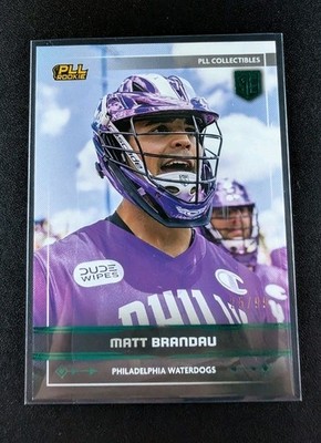 Mat Brandau 2025 Premier Lacrosse League Fieldside PLL #59 Green Foil ...