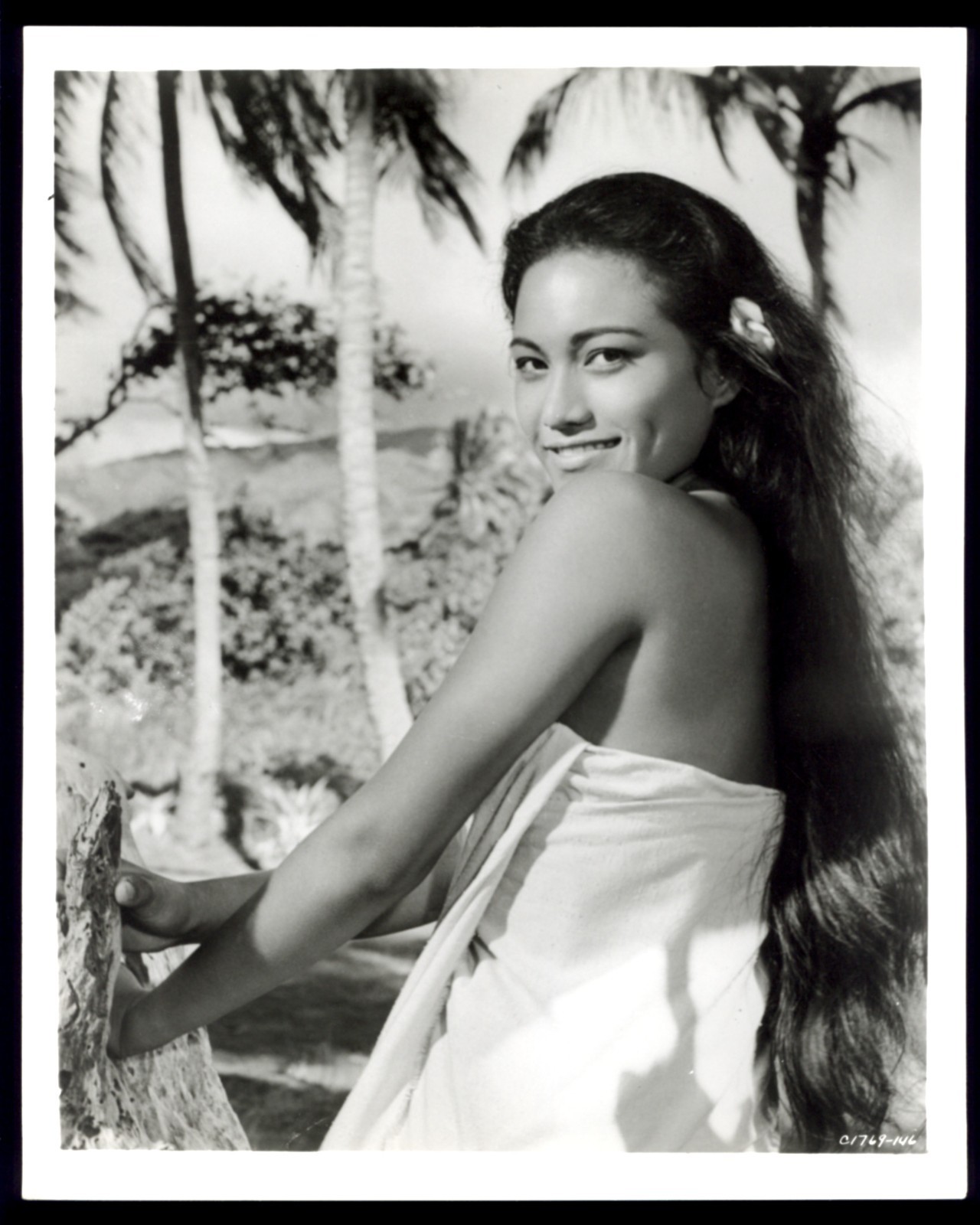 Vintage ACTRESS TARITA TERIIPAIA Studio Photo 1950s MARLON BRANDO WIFE ...