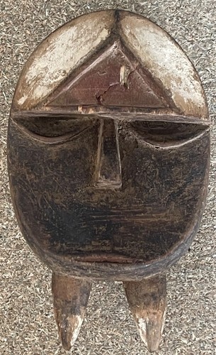 Kwele Monkey Passport Mask Gorilla Gabon Wood 13 Cm First Art Africa | eBay