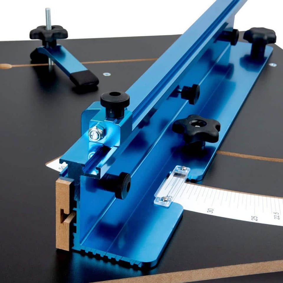 POWERTEC Table Saw Cross Cutting Sled Woodworking Jig High Precision 24 ...