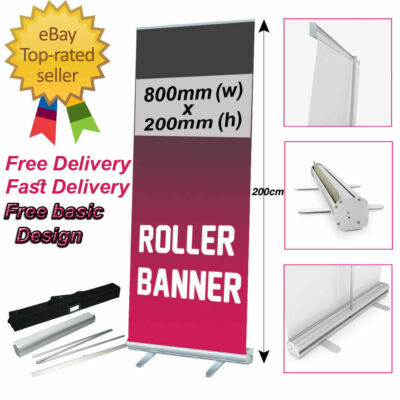 Roller Banner Display Stand - Pop / Pull / Roll Up Sign Exhibition ...
