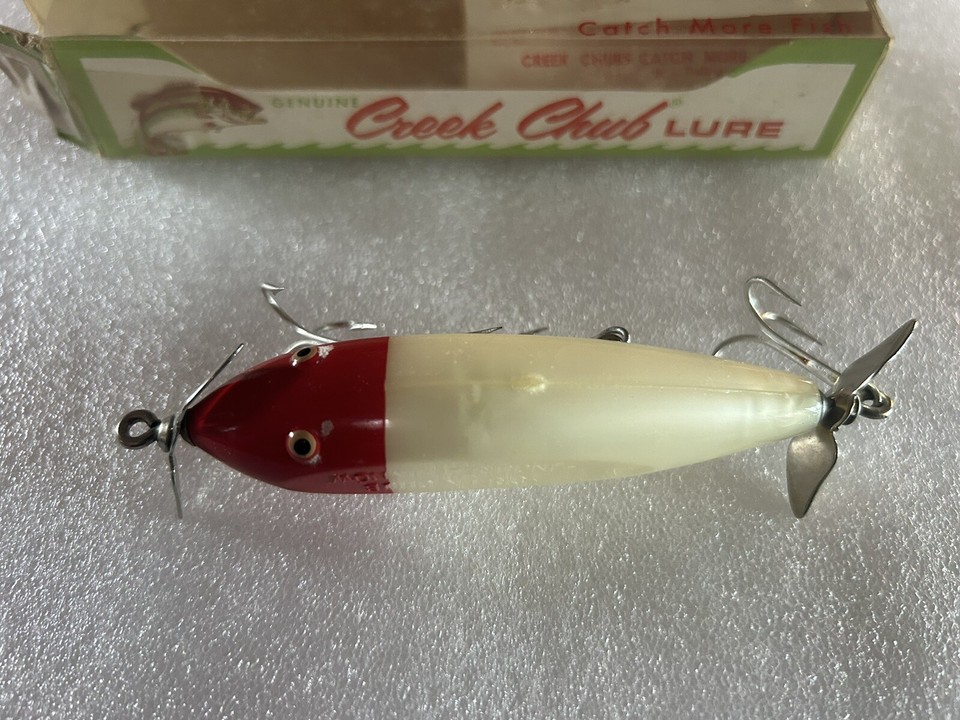 Creek Chub Injured Minnow Lure Fishing Red White Catch More Fish ...