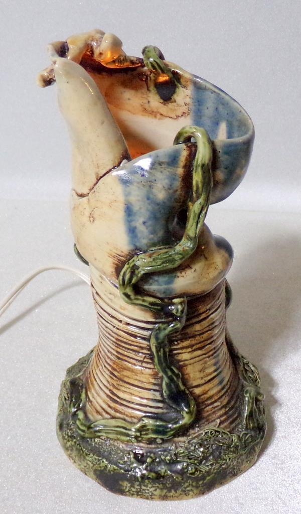 Signed Seitz Hobbitware Hobbit Ware Art Pottery Lamp @#83 | eBay