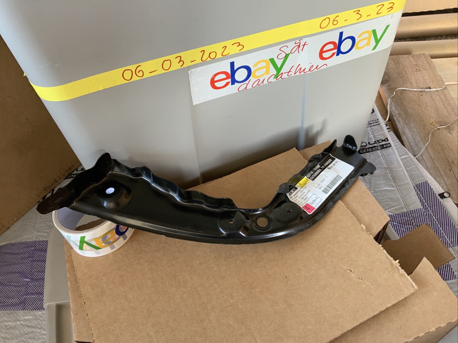 2012-2018 TOYOTA Camry LEXUS ES350 LEFT FRONT Fender Extension 53714 ...