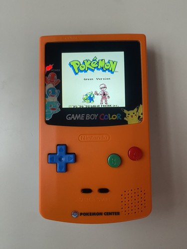 Nintendo Game Boy Color Pokemon Center Japan 3rd Anniversary IPS Screen ...