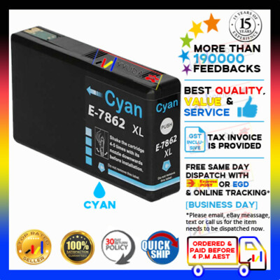1x YYUDA 786XL NoN-OEM CYAN Ink Cartridge Alternative for Epson WF-4630 ...