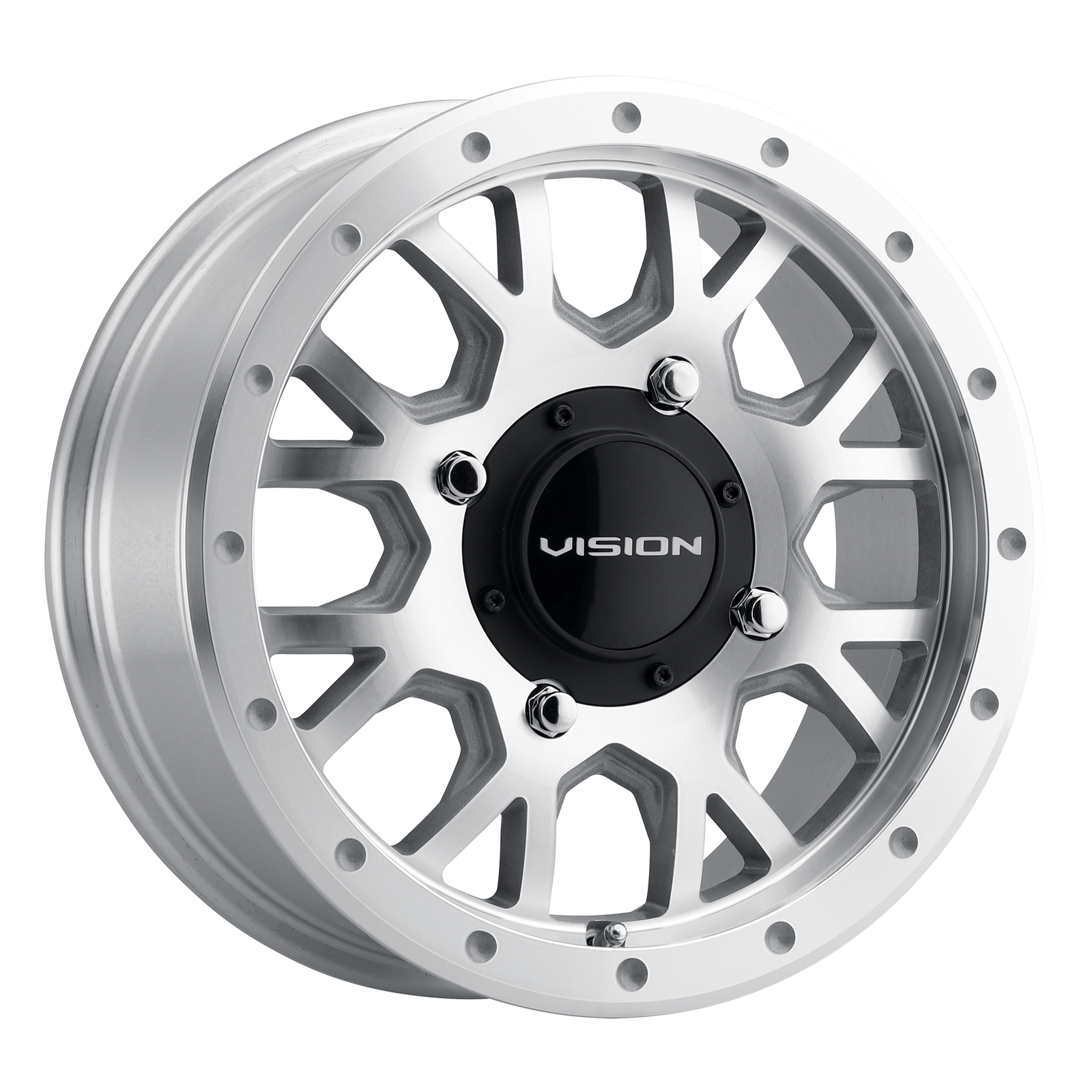 1 New Vision Invader 15x6 4-136 38 As Cast Machined (no Clear Coat ...