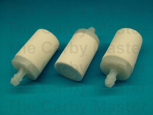 3 x Husqvarna Style Porex Fuel Filters 4.5mm Inlet Fit Chainsaws ...